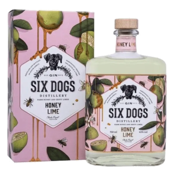Six Dogs Honey & Lime Gin 六犬 蜂蜜和萊姆琴酒 - 珍藏家洋酒